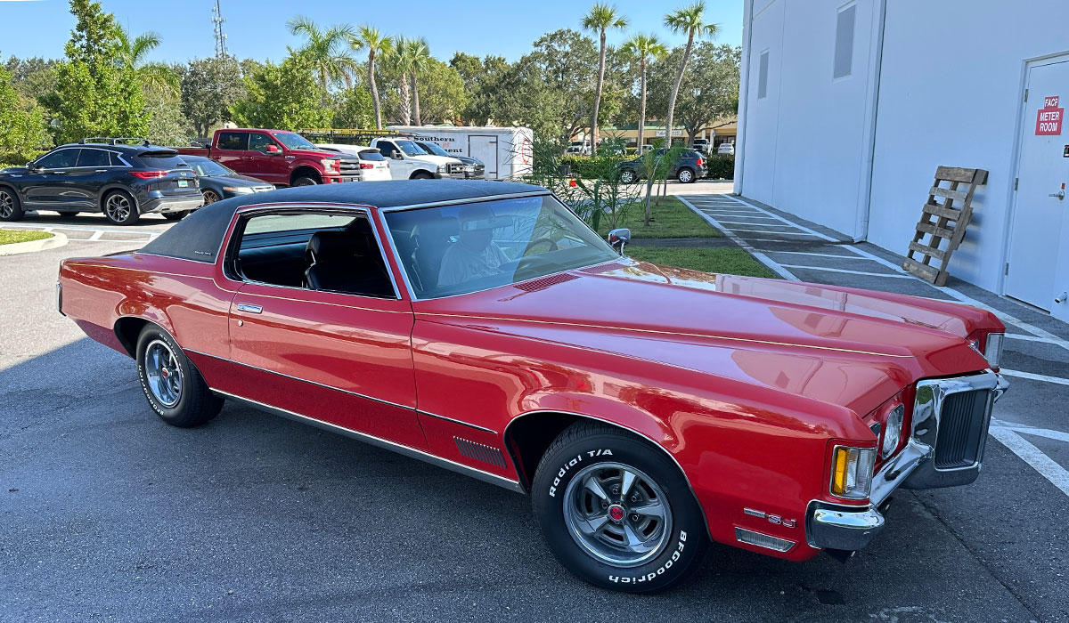 FLEX 24 Volt Tool Testing - Test Car - 1970 Pontiac Grand Prix Model SJ ...